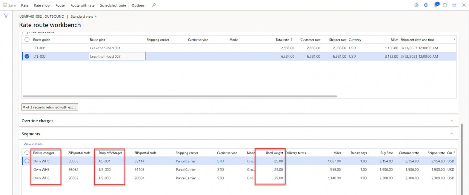 Route Creation and Cost Calculation for Different Types of ...